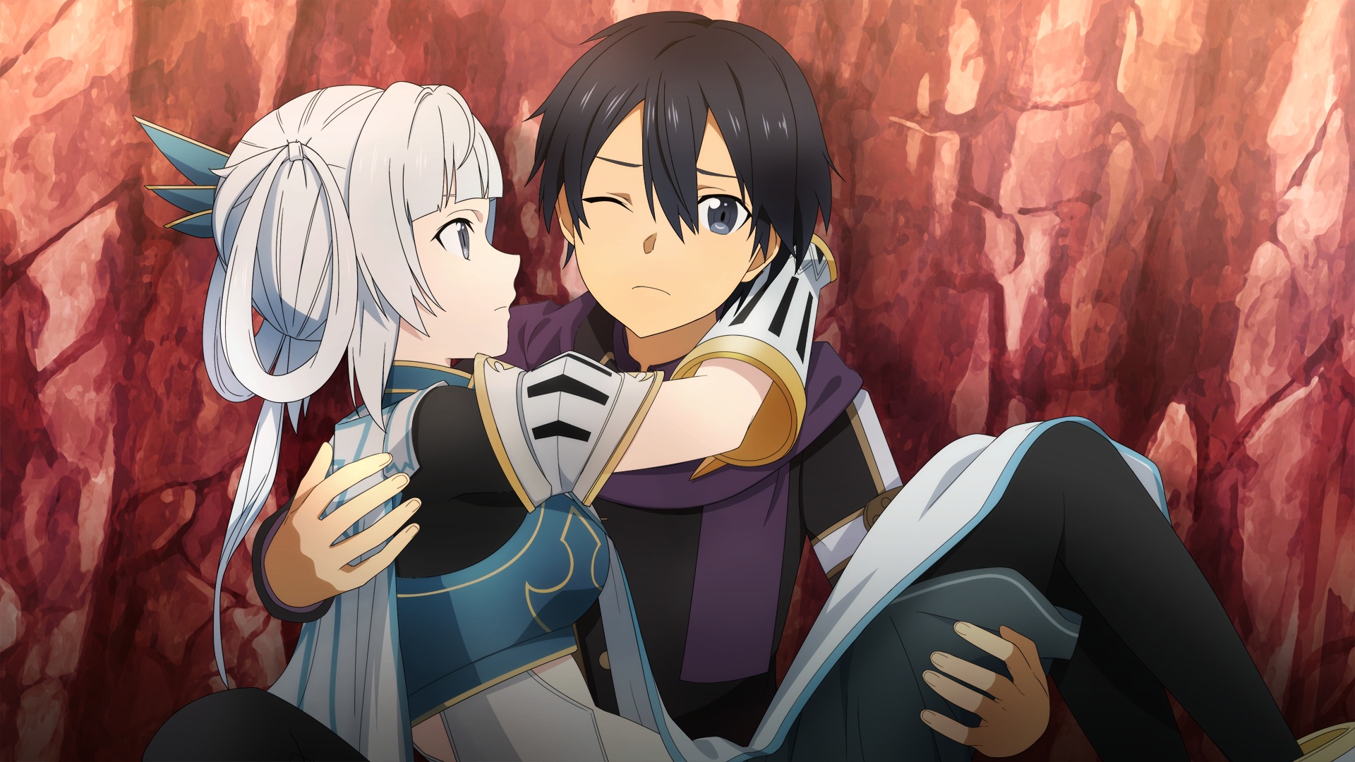 sword art online sword art online last recollection kirito tia (sword art online) armor game cg ...